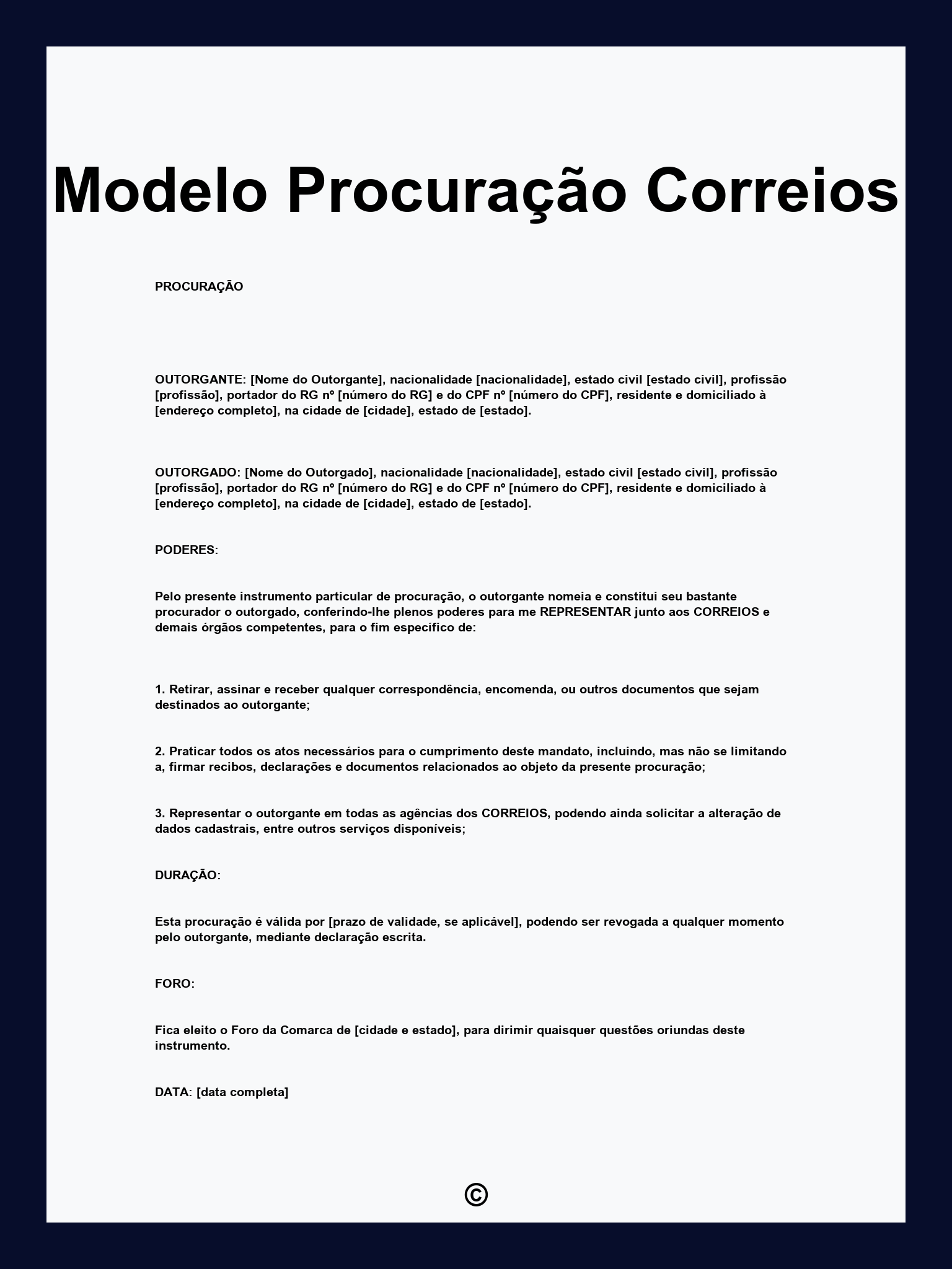 Modelo Procuracao Inventario Judicial